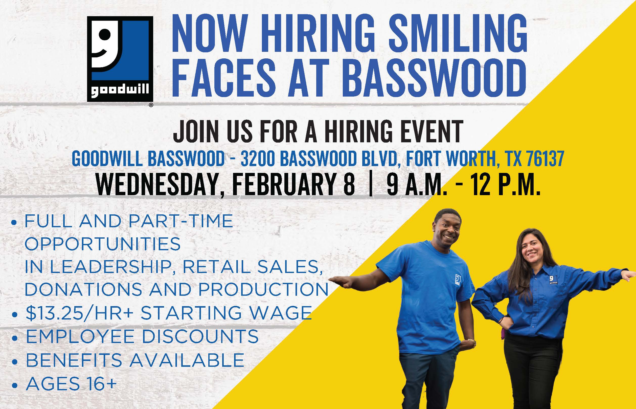Upcoming Events | Goodwill North Central Texas