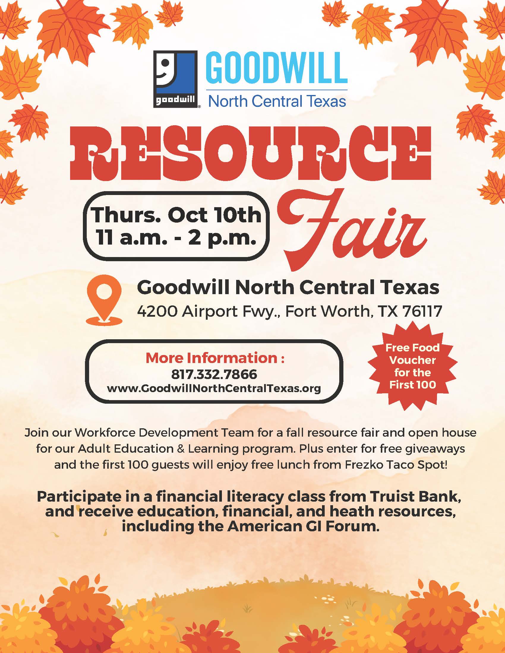 Resource Fair at the Goodwill Career Center | Goodwill North Central Texas