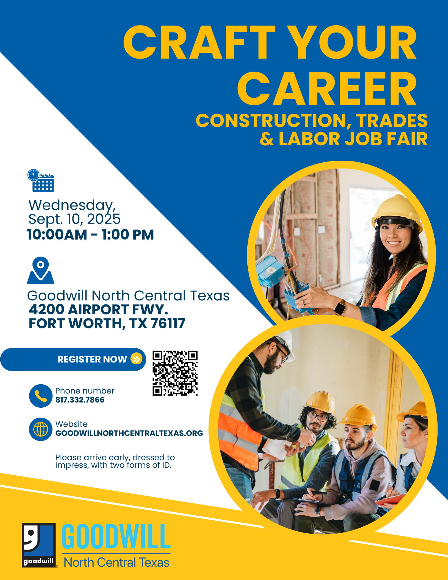 Construction Trades Job Fair | Goodwill North Central Texas