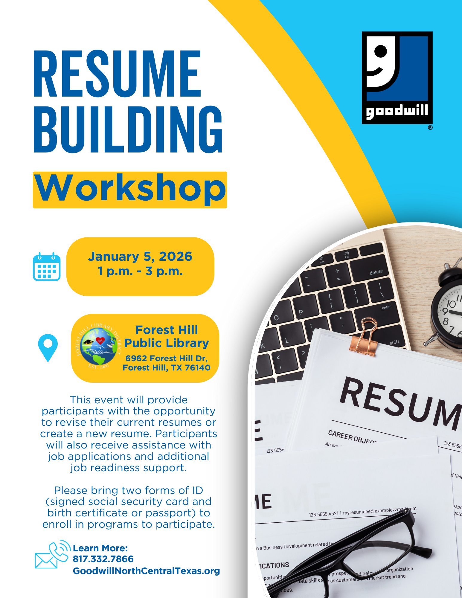 Resume Building Workshop | Goodwill North Central Texas